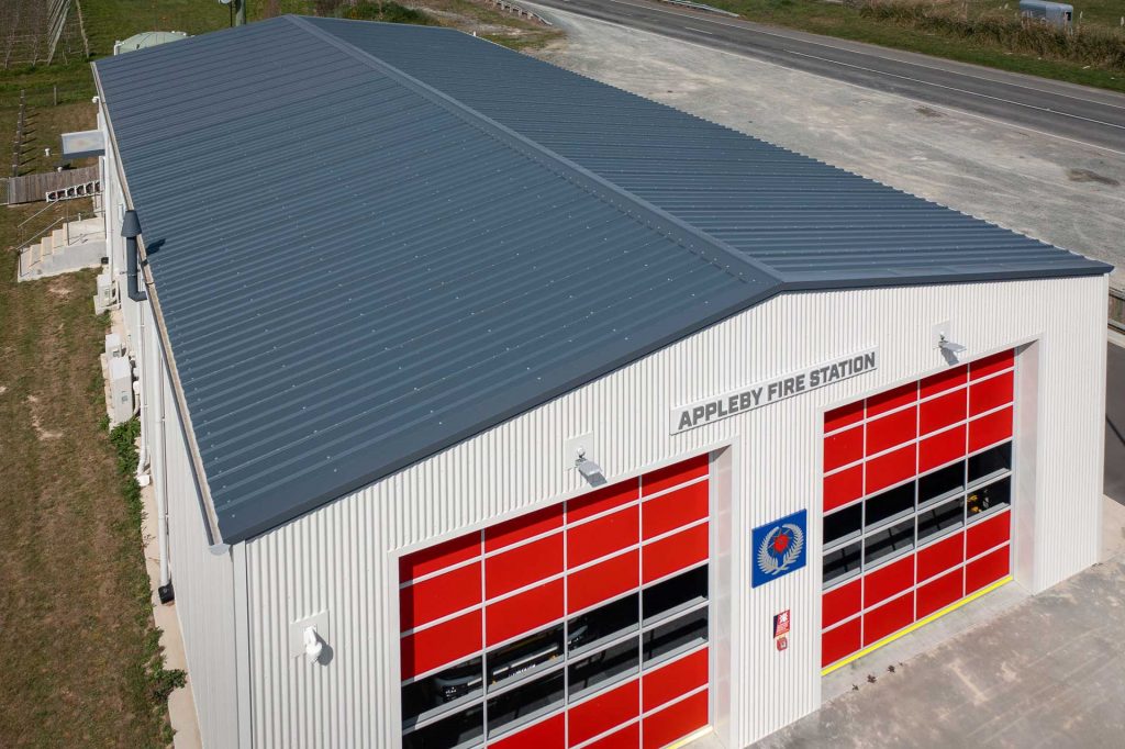 Appleby Fire Station - Iconic Cladding | Roofing Nelson, Motueka, Tasman